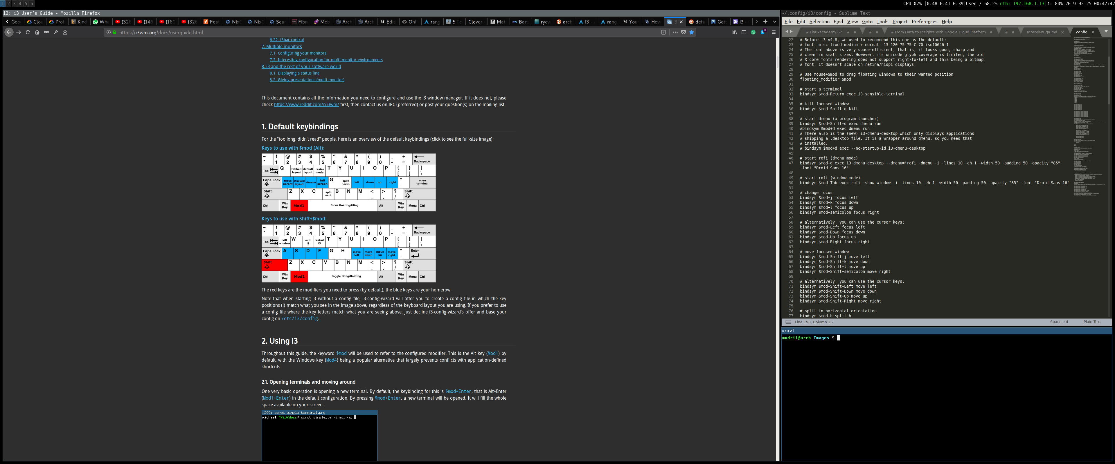 Archlinux Tutorial Part 3 I3 Configuration And Operation Dzone 